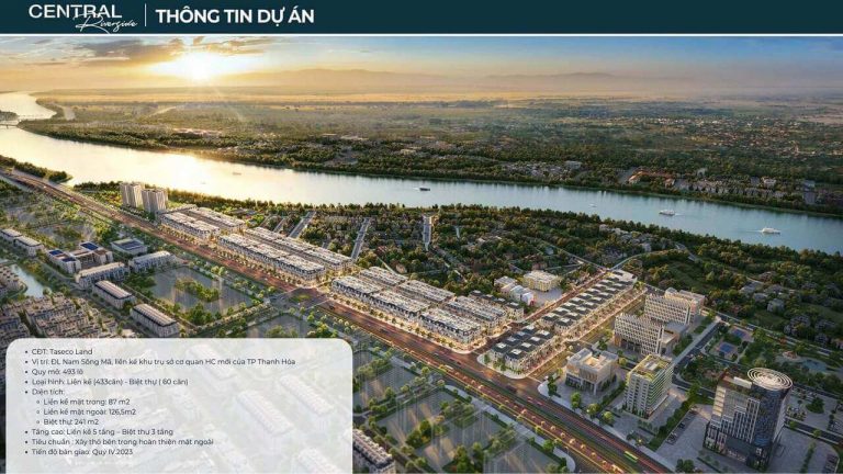 Vị trí dự án Central Riverside của TasecoLand ở đâu?